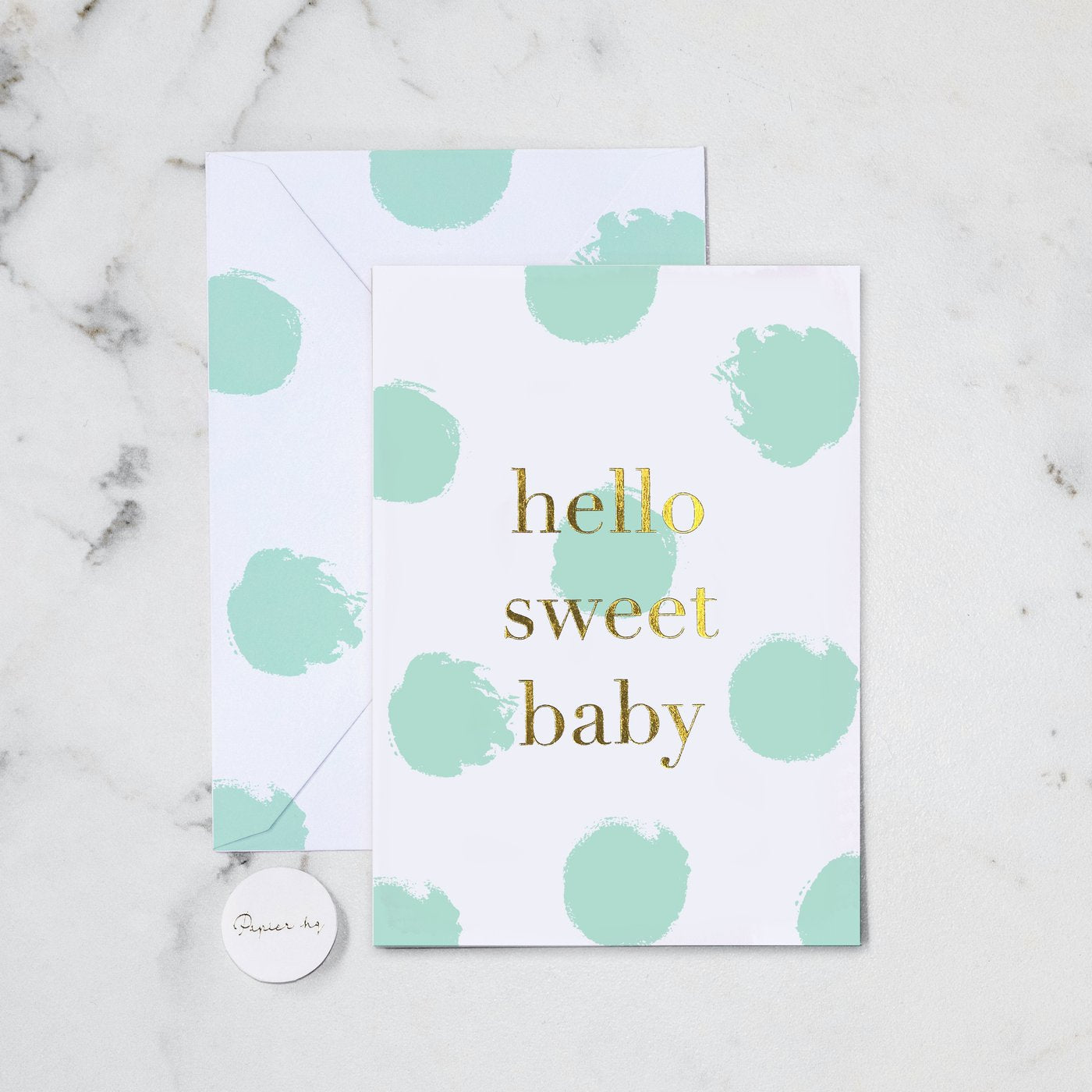 Hello Sweet Baby Card – The Flower Bar